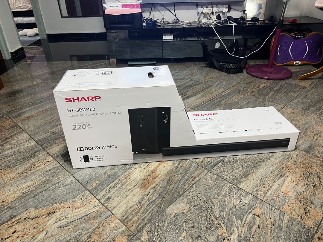 Sharp sound bar, Audio, Soundbars, Speakers & Amplifiers on Carousell