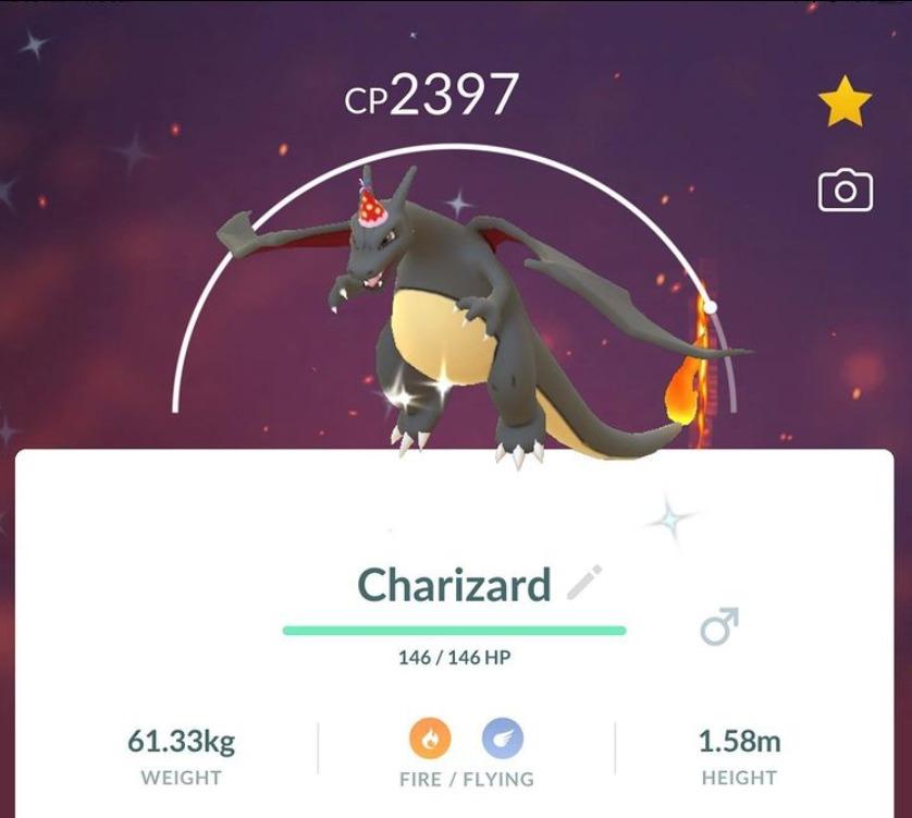 SHINY CHARIZARD PARTY HAT Pokemon Go, Video Gaming, Video Games, Others ...