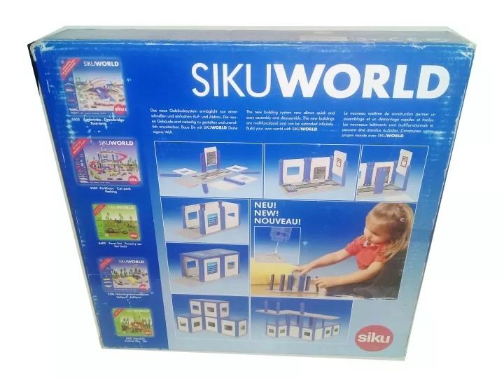 SIKU World 5507 Car Service Station Garage Workshop Building Playset ...