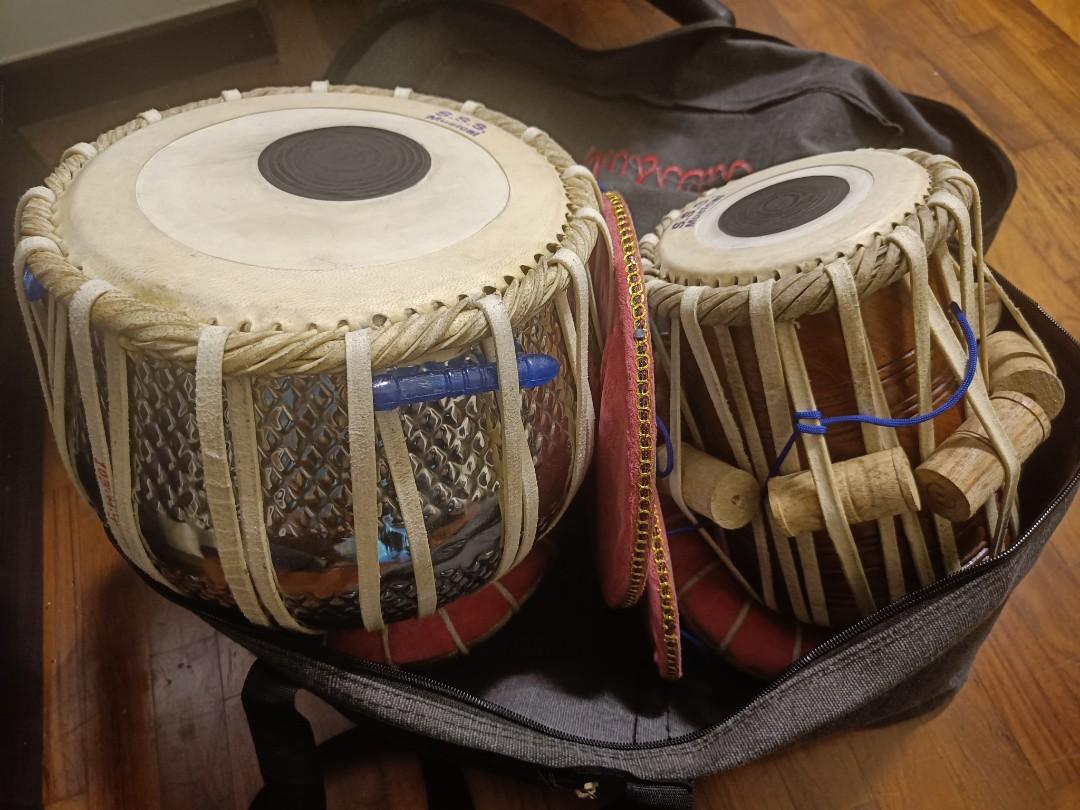 Tabla Set with bag and hammer, Hobbies & Toys, Music & Media, Musical ...