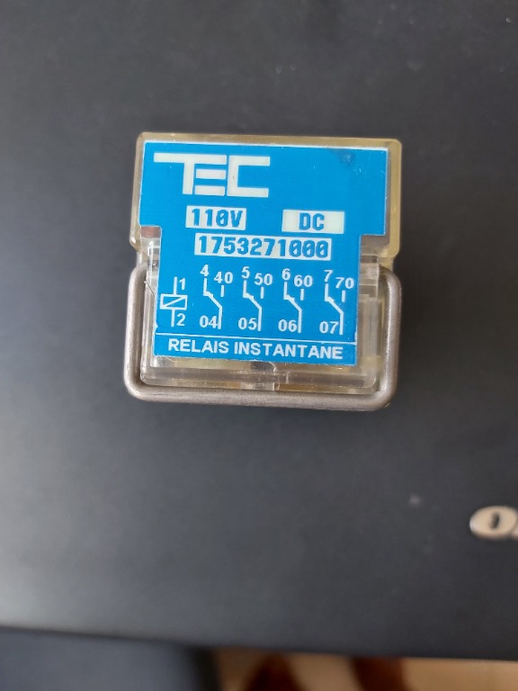 TEC Relay Relais Instantane 110V DC 1753271000, TV & Home Appliances ...