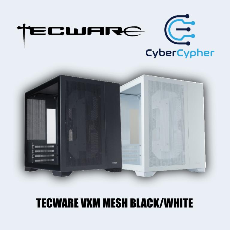 Tecware VXM Mesh MATX Case (Black/White), Computers & Tech, Desktops on ...