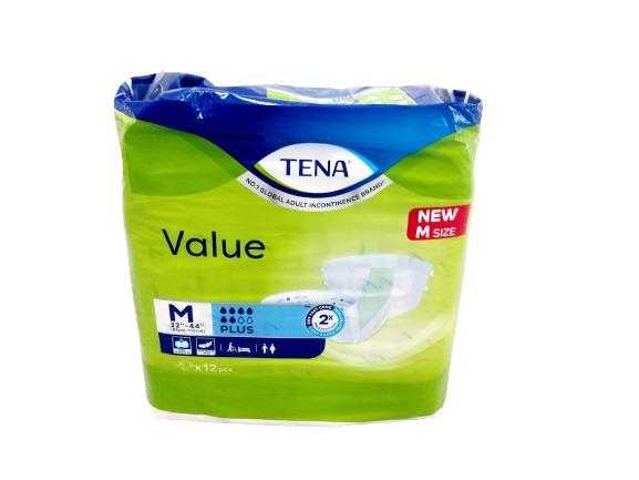 Tena Value Plus Diaper Promotion Sale Size M Per Carton at $64 Cash & Carry, $70 per carton with ...
