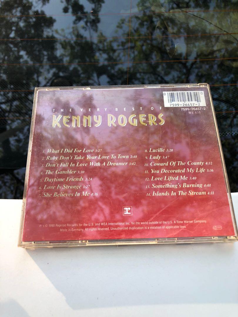 The very best of Kenny rodgers cd, Hobbies & Toys, Music & Media, CDs ...