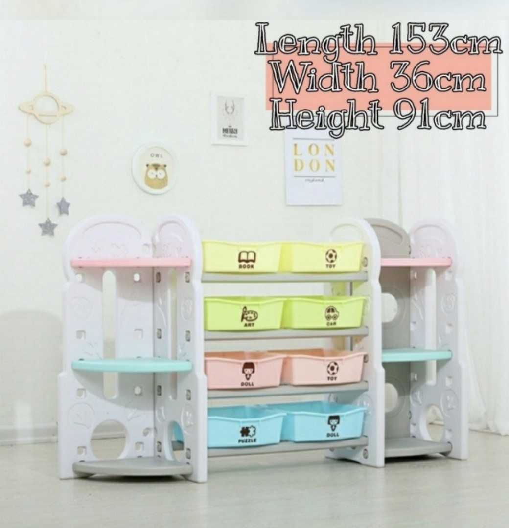 Toy racks, Furniture & Home Living, Furniture, Shelves, Cabinets ...