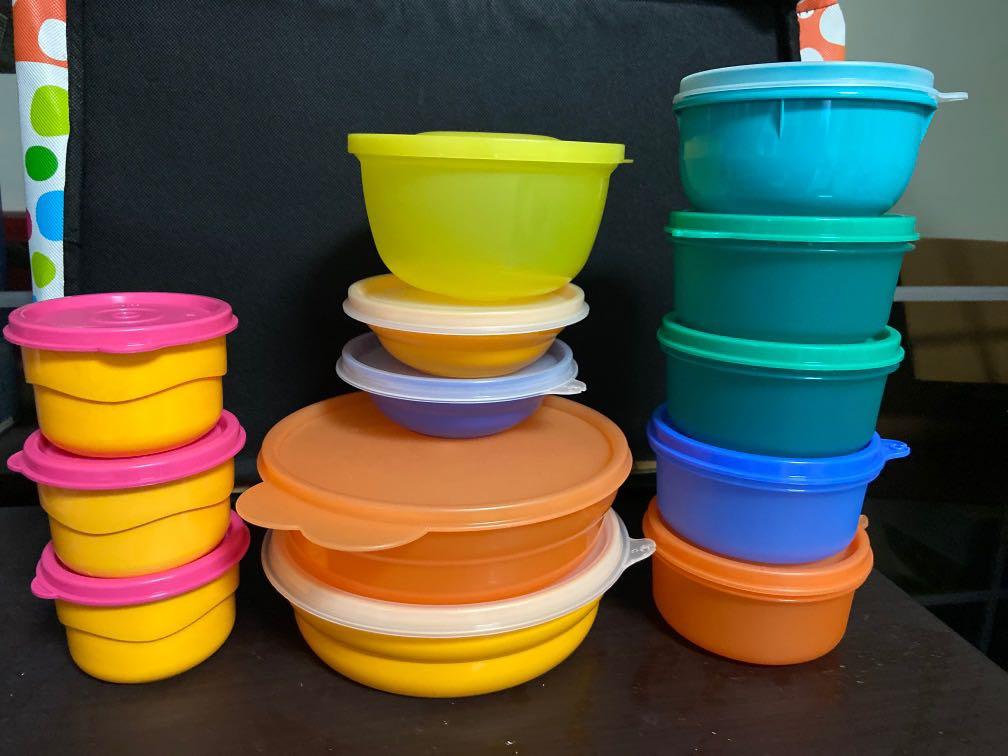 Tupperware Containers Assorted, Furniture & Home Living, Kitchenware ...