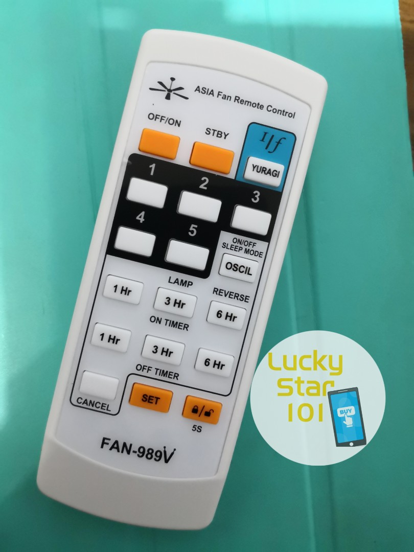 Universal ceiling Fan remote control Fan-989V kdk K15Z9 A11YS Alpha ...