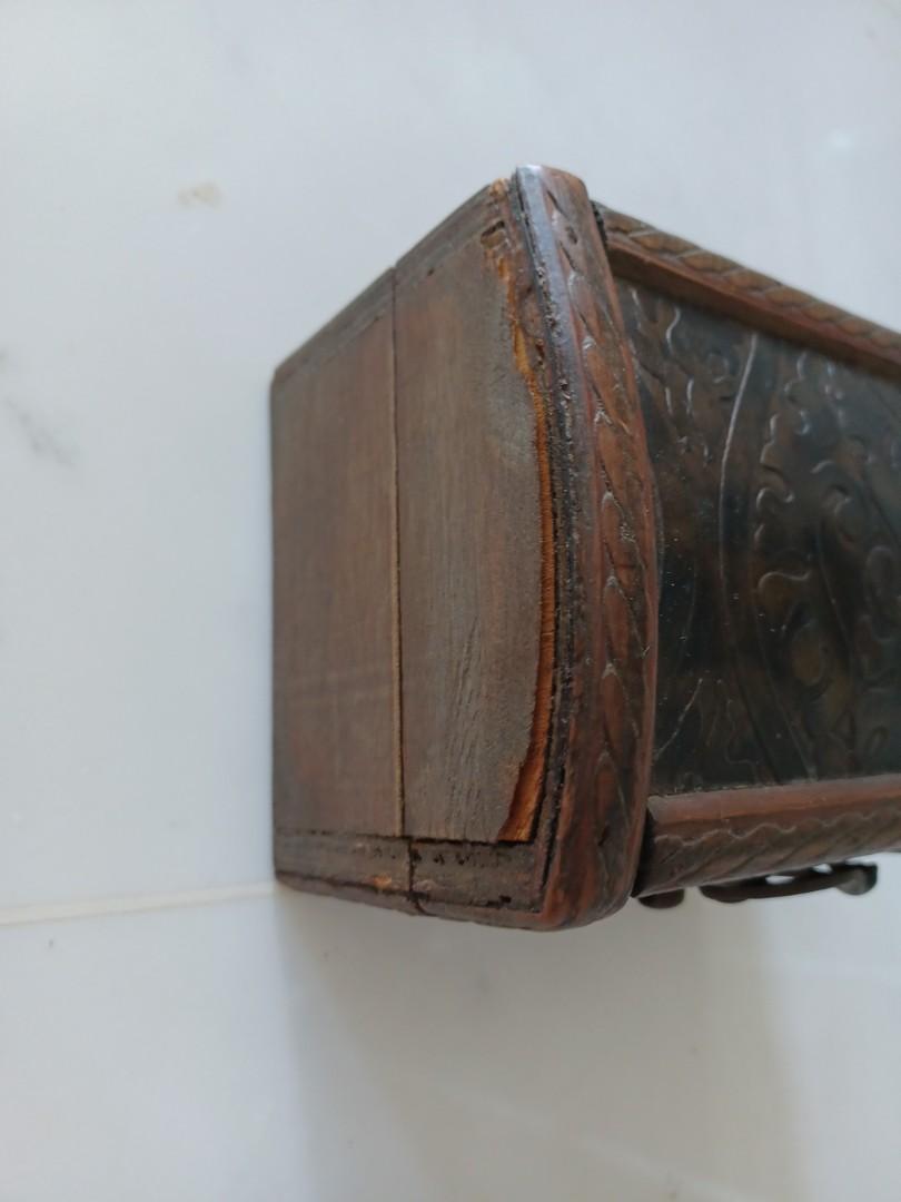 Vintage Brown Box, Furniture & Home Living, Home Improvement ...