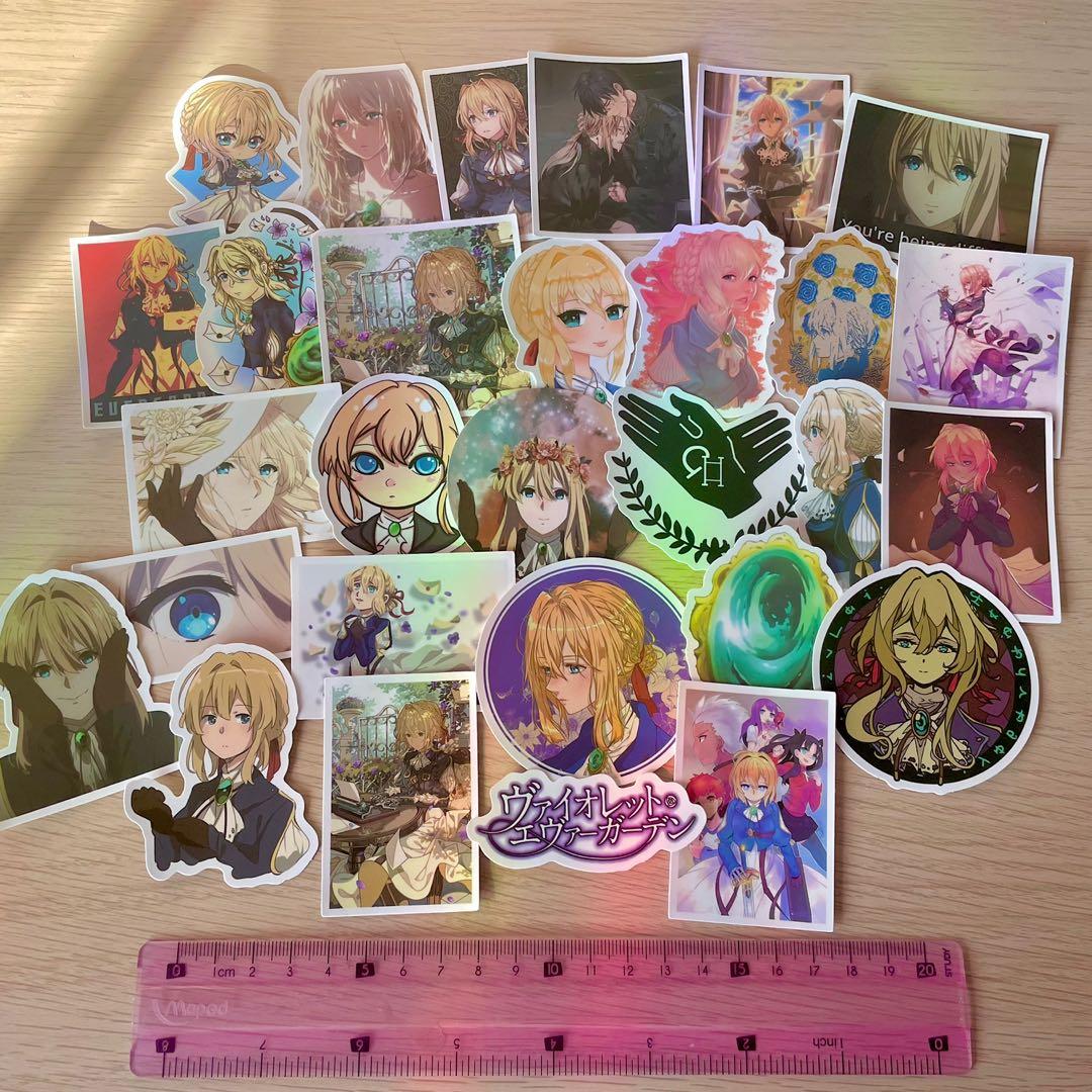 Violet Evergarden Anime Stickers 29-piece light novel manga kyoani ...