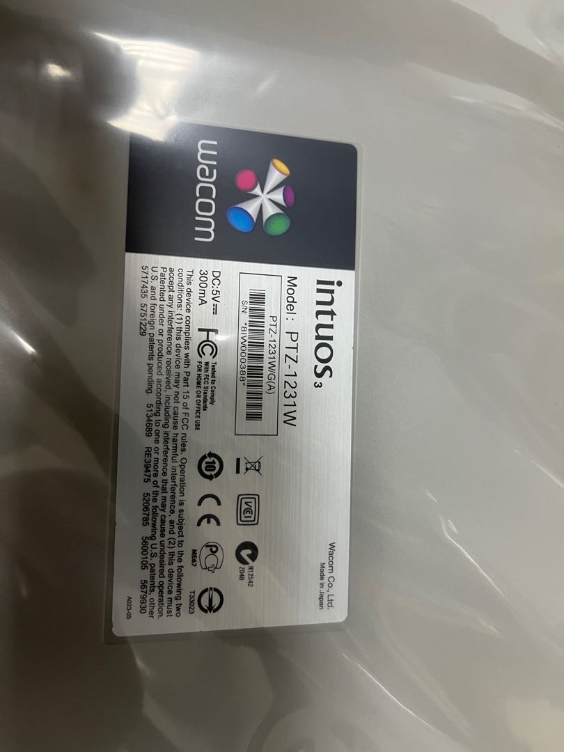 Wacom Intuos 3 PTZ-1231W (A3 Wide), Computers & Tech, Printers ...