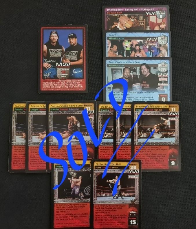 WWE WWF Raw Deal Cards - Full Set, Hobbies & Toys, Toys & Games on ...