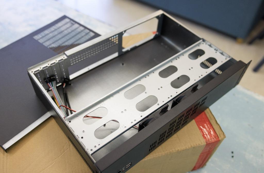 2U Server Chassis 300mm deep - mATX Motherboard - ATX Power Supply ...