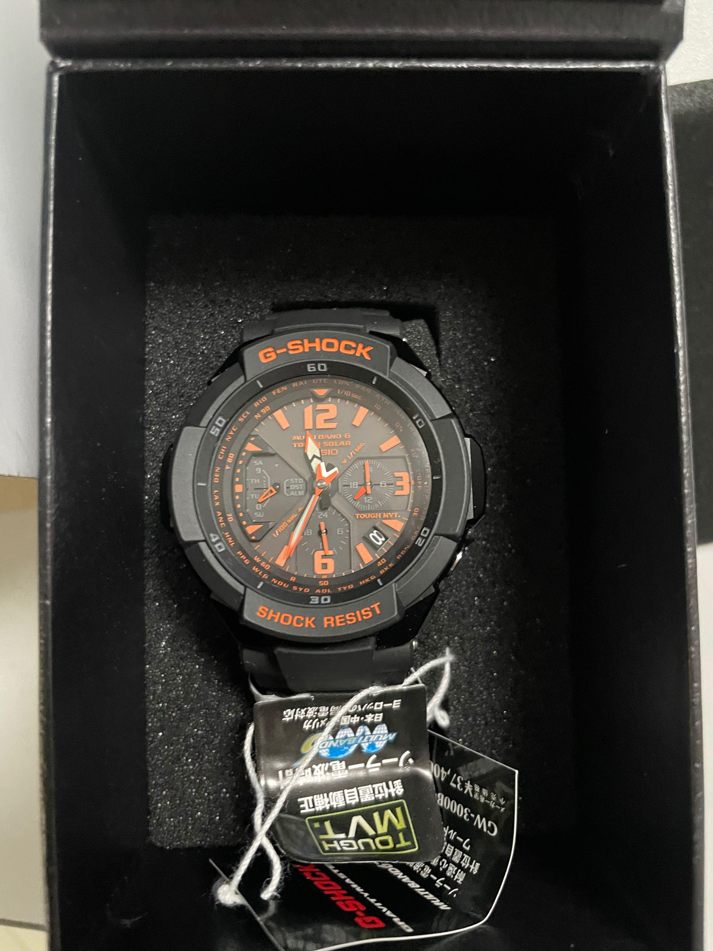 現貨 觀塘門市Casio G-Shock SKY COCKPIT GW-3000B-1A GW-3000B-1AJF Tough Solar ...