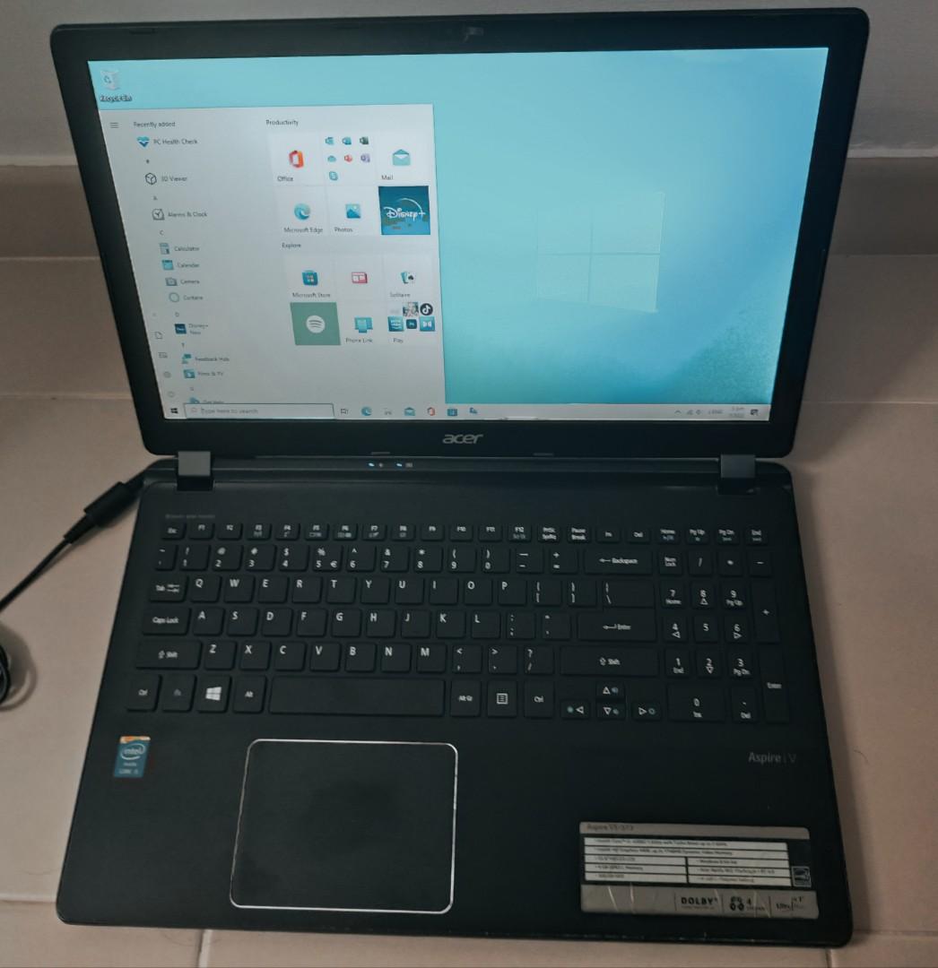 Acer Windows 10 Intel Laptop Notebook Aspire v5-573, Computers & Tech ...