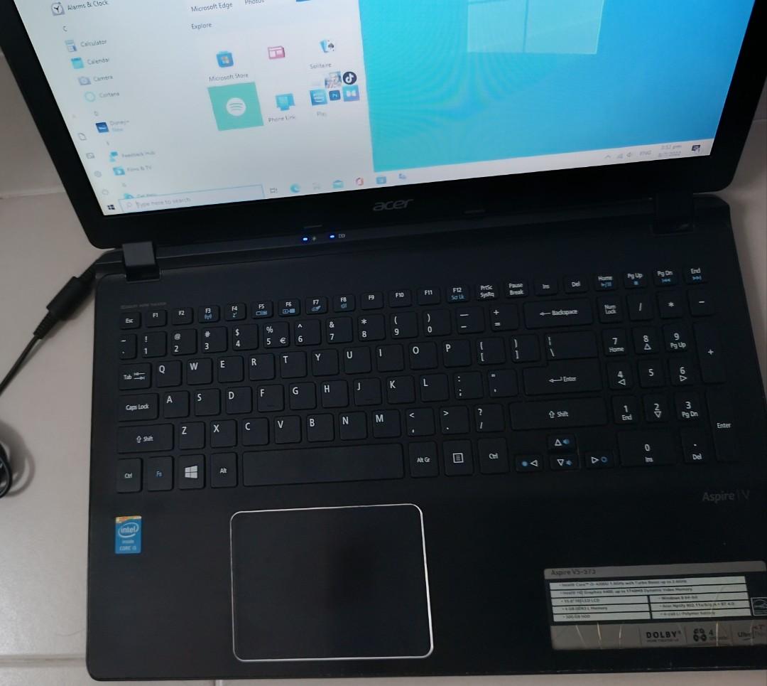 Acer Windows 10 Intel Laptop Notebook Aspire v5-573, Computers & Tech ...