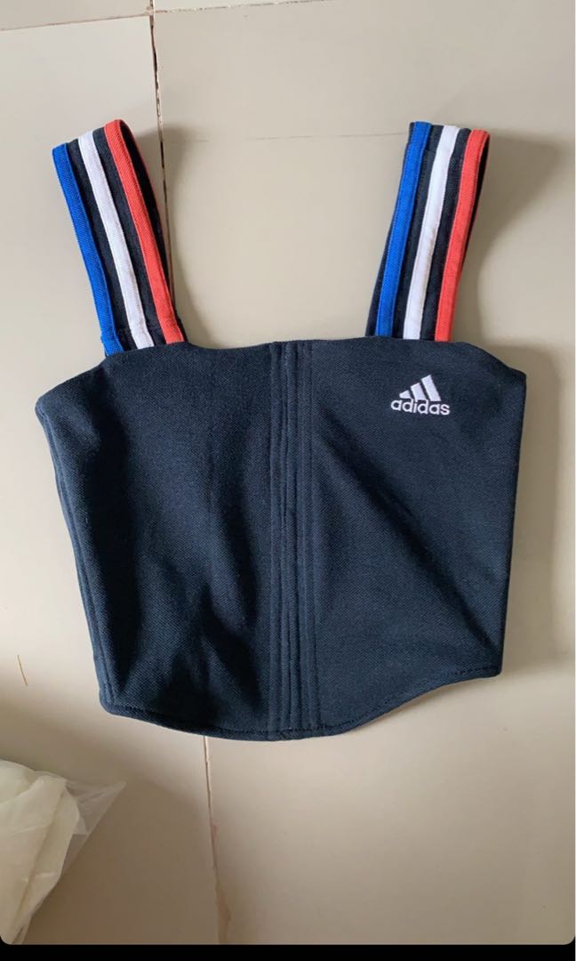 Adidas Reworked Corset Top, Women's Fashion, Tops, Sleeveless on Carousell