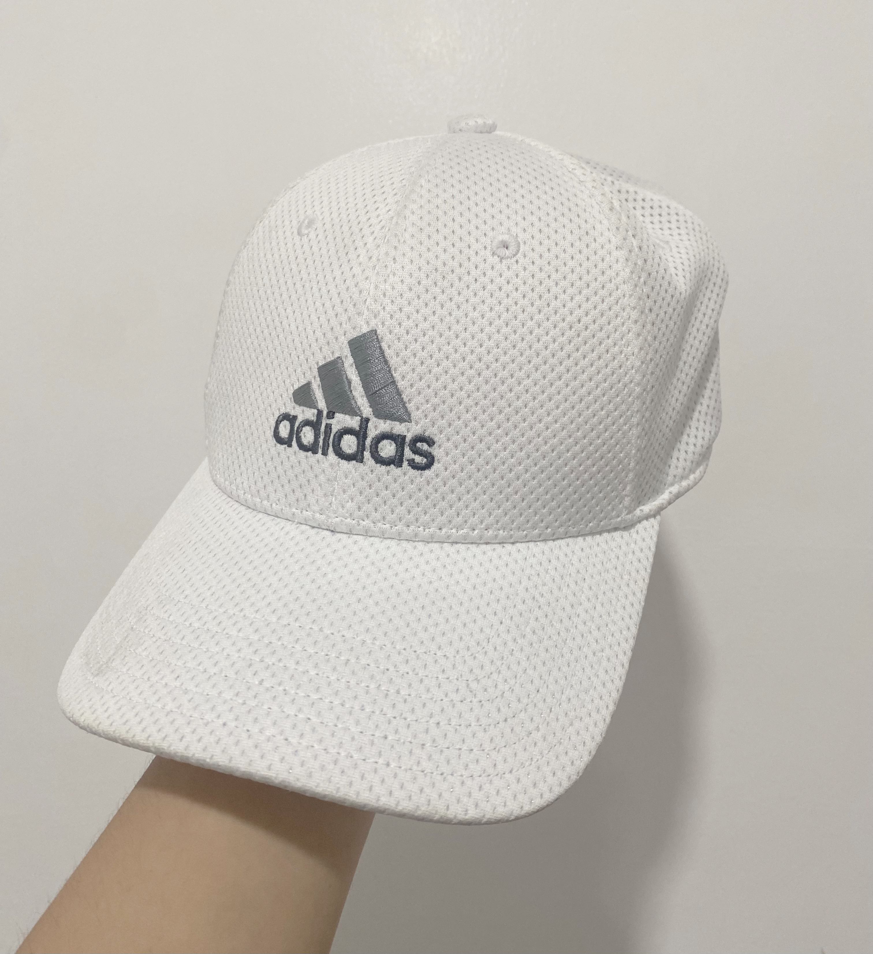 Adidas White Cap, Men's Fashion, Watches & Accessories, Caps & Hats on ...