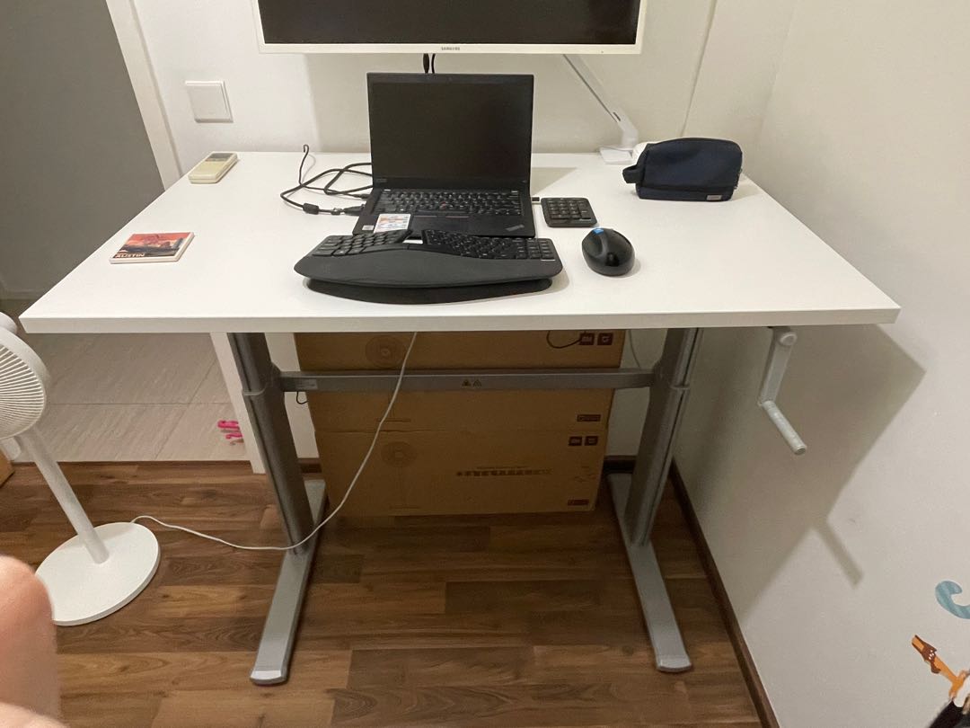 Adjustable Computer Table, Furniture & Home Living, Furniture, Tables ...