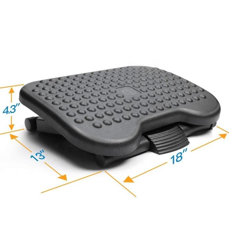 Adjustable Foot Rest Ergonomic Foot Massager nonslip massage beads desk ...