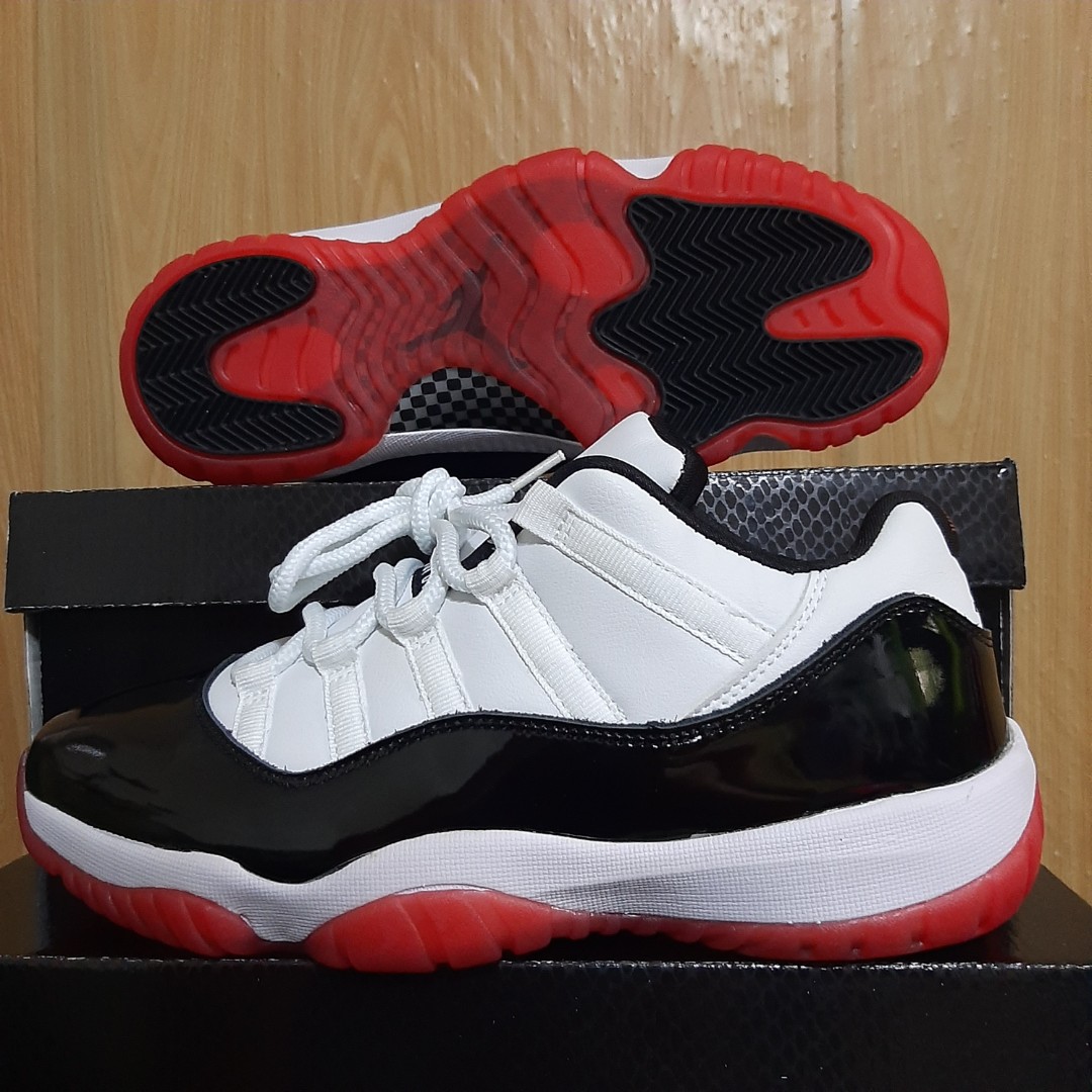 AIR JORDAN 11 Retro low Concord-Bred, Men's Fashion, Footwear, Sneakers ...