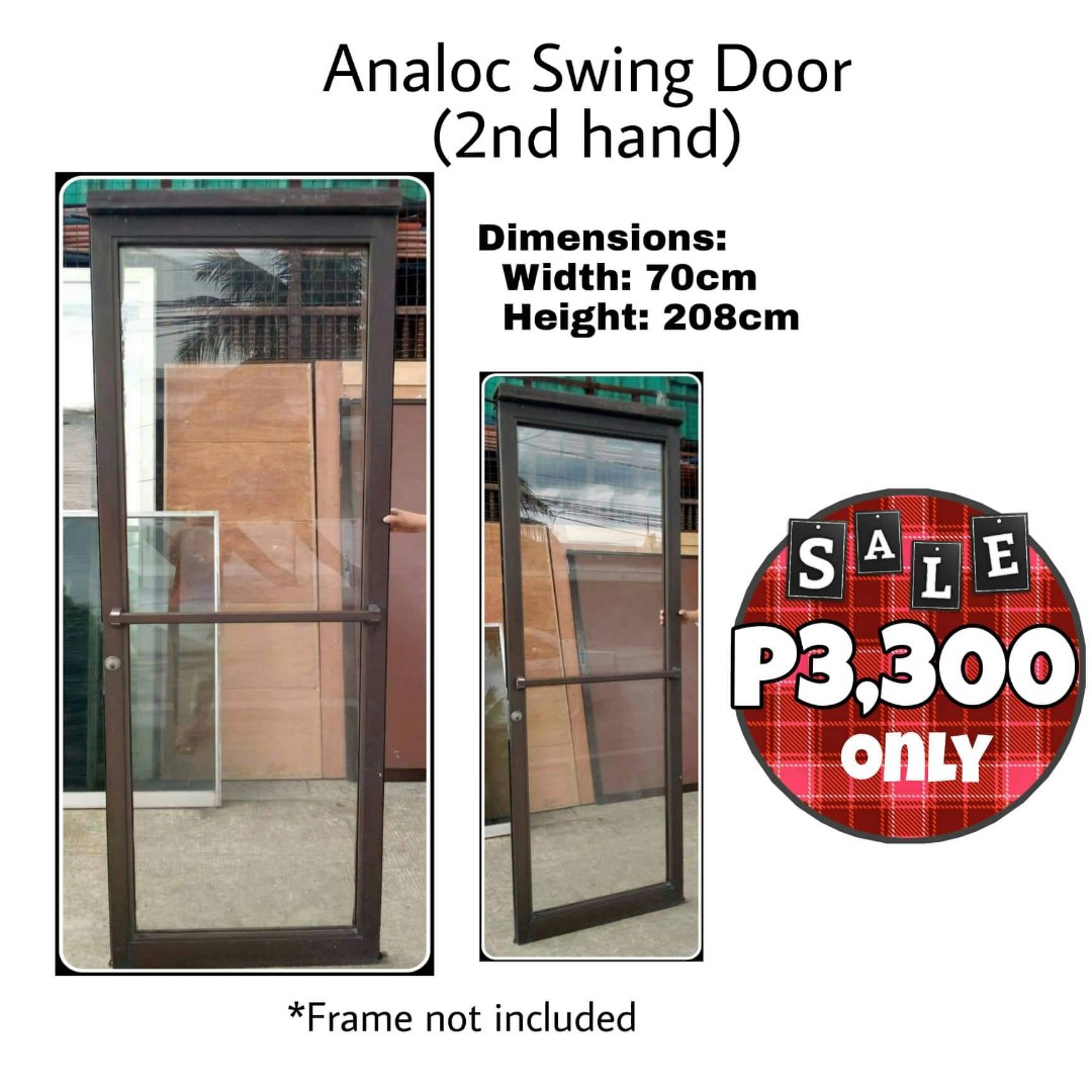 Analoc Swing Door, Furniture & Home Living, Outdoor Furniture on Carousell