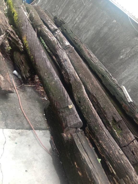 Antique Molave Logs, Furniture & Home Living, Outdoor Furniture on ...
