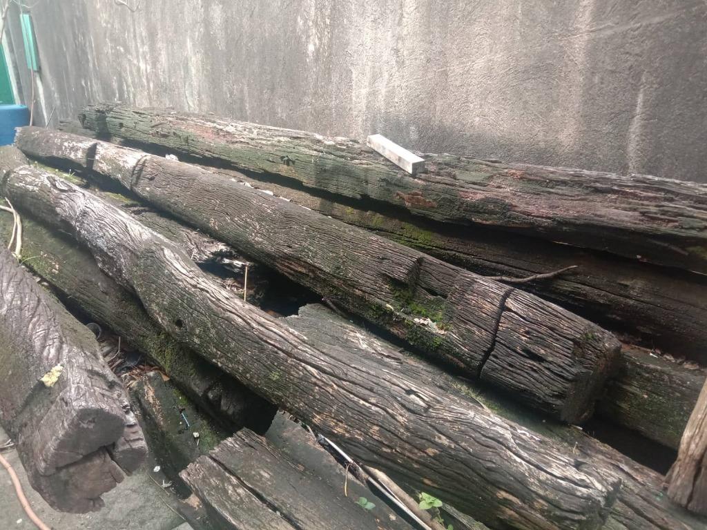 Antique Molave Logs, Furniture & Home Living, Outdoor Furniture on ...