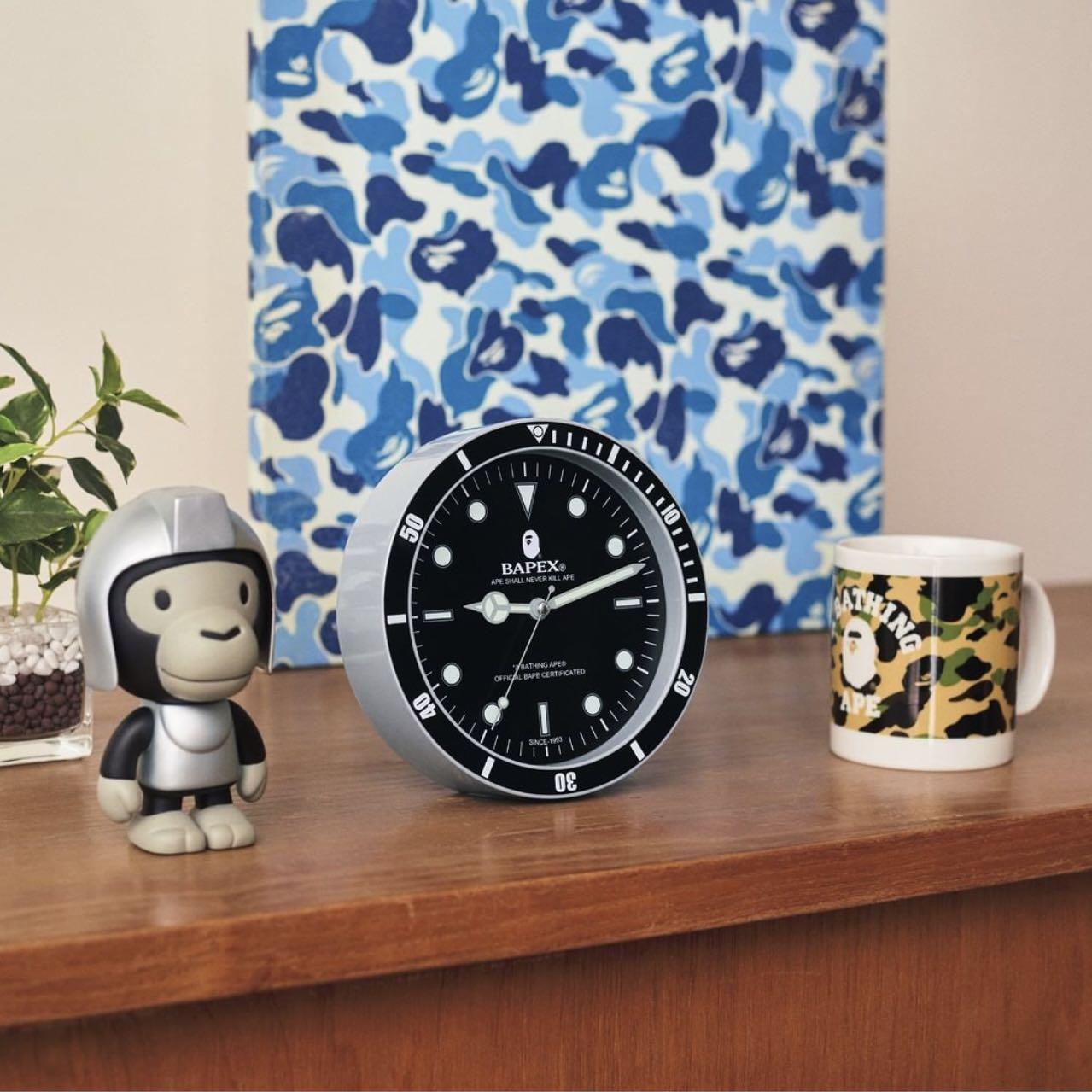 Bape 2022 Autumn Winter Collection bapex Wall Clock Emook Magazine A ...