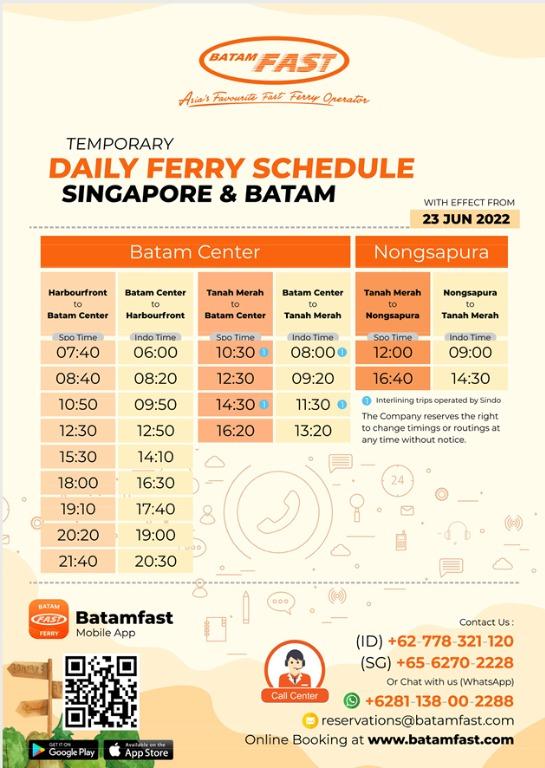 Batam - Batam Fast Ferry Ticket, Tickets & Vouchers, Local Attractions ...