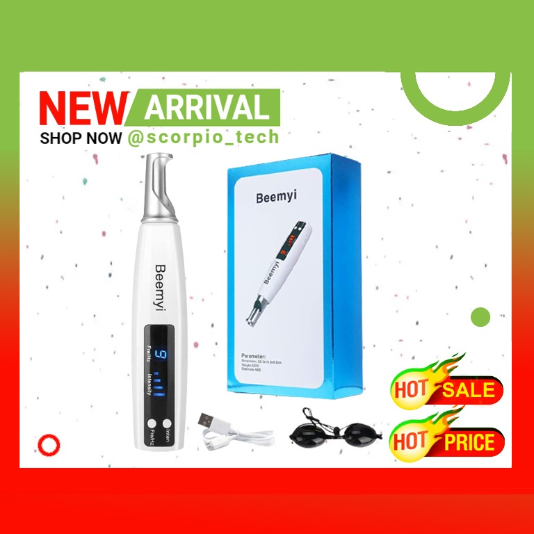 Beemyi Professional Picosecond Device, breaks up dark pigmentation, 9 ...