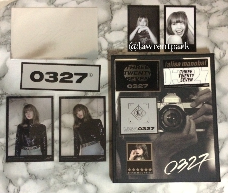 BLACKPINK LISA 0327 PHOTOBOOK VOLUME 1 WITH KTOWN POB (RARE), Hobbies ...