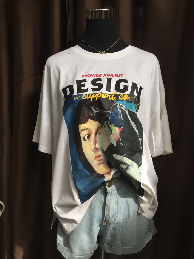 BRANDED OVERSIZE -RETRO, Women's Fashion, Tops, Shirts on Carousell
