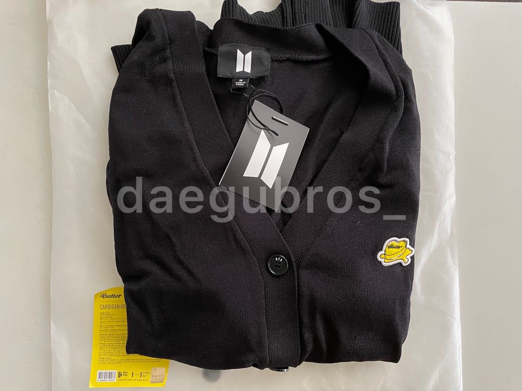 BTS Butter Cardigan with OT7 PC Set, Hobbies & Toys, Memorabilia ...