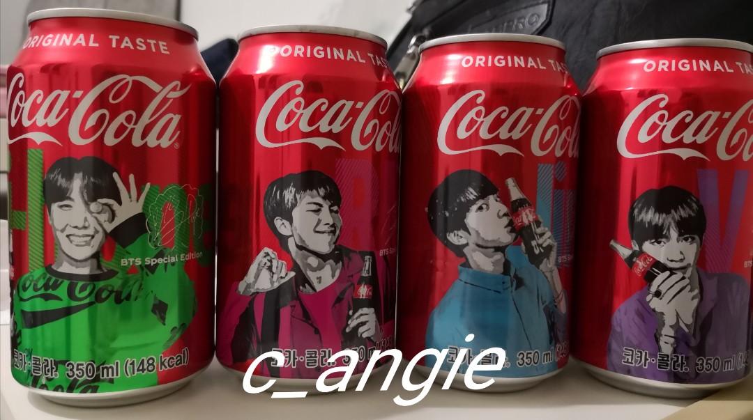 BTS COCA COLA CANS, Hobbies & Toys, Memorabilia & Collectibles, K-Wave ...