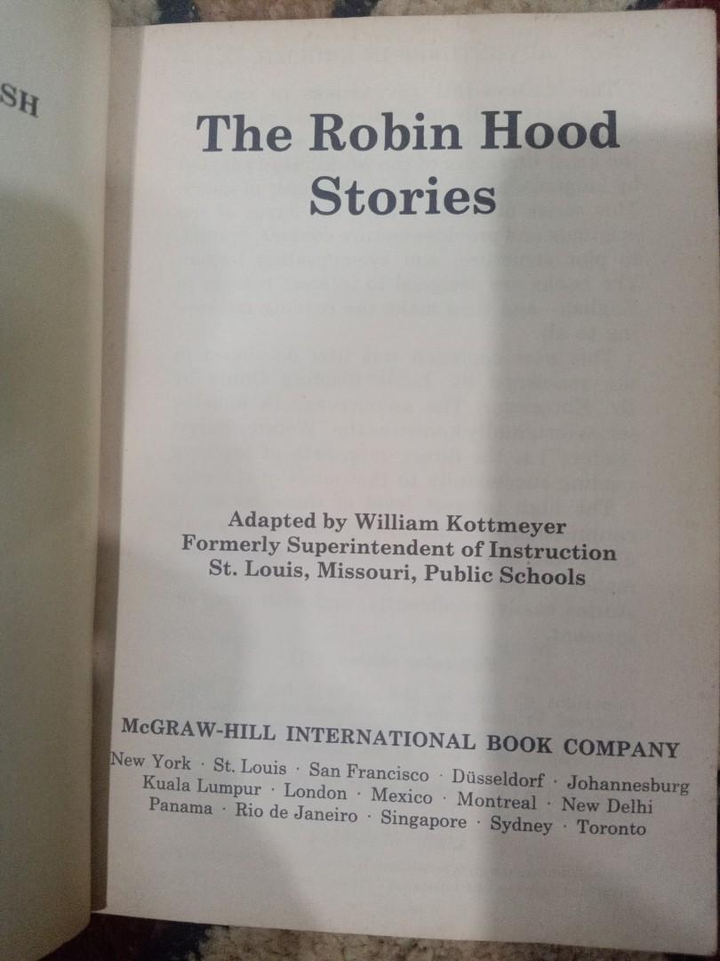 buku cerita lama - the robin hood stories 1952, Hobbies & Toys, Books ...