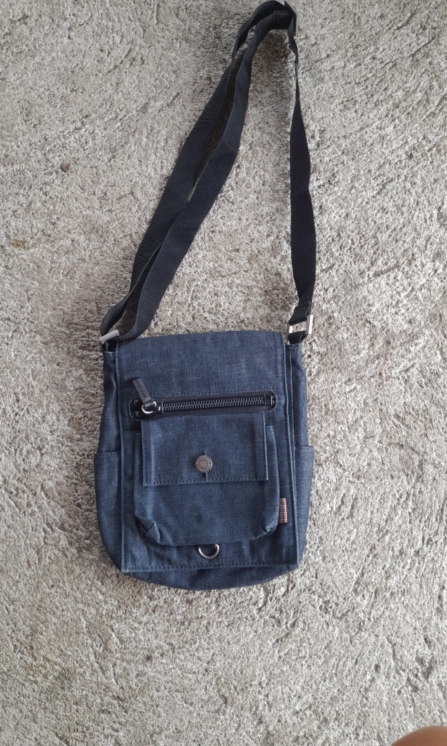 Burberrys Blue Label Denim Sling Bag, Men's Fashion, Bags, Sling Bags ...