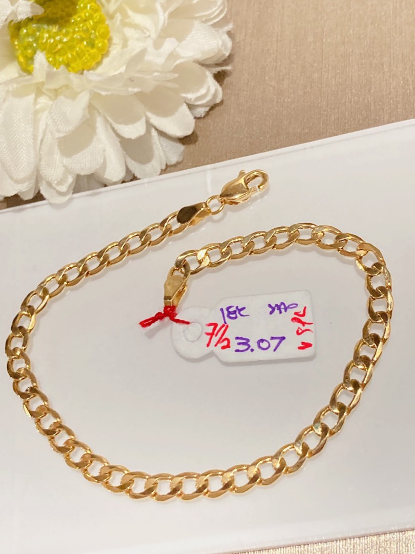 Cadena Chain 18k japan gold, Women's Fashion, Jewelry & Organizers ...