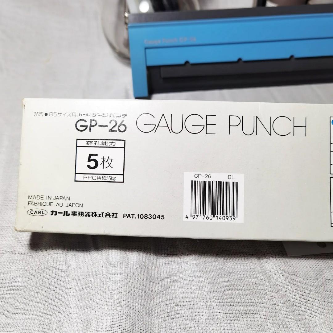 Carl Gauge Punch, Hobbies & Toys, Stationary & Craft, Other Stationery ...