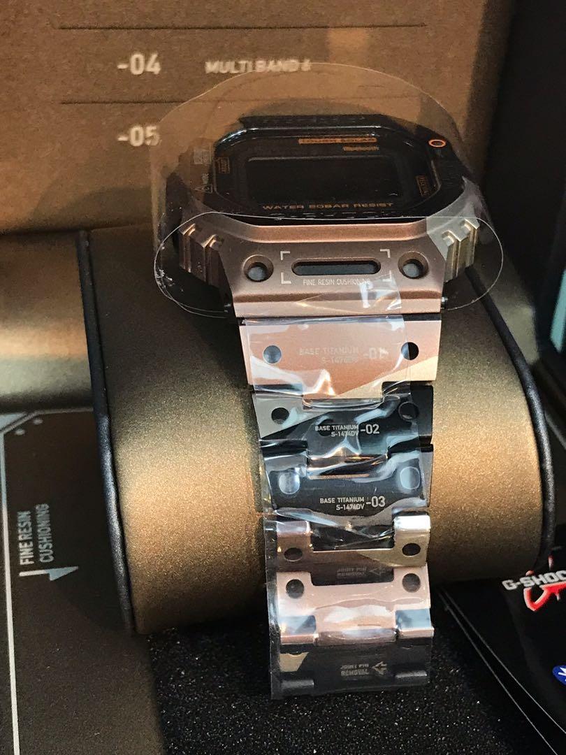 Casio Gshock GMW-B5000TVB-1DR GMWB5000 GMW-B5000 鈦金屬, 男裝, 手錶及配件, 手錶 ...