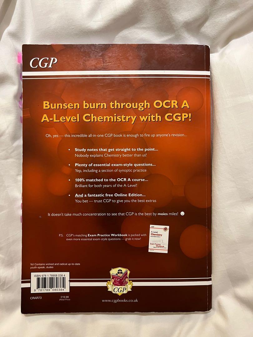 CGP Guide A Level Chemistry OCR A, 興趣及遊戲, 書本 & 文具, 教科書 on Carousell