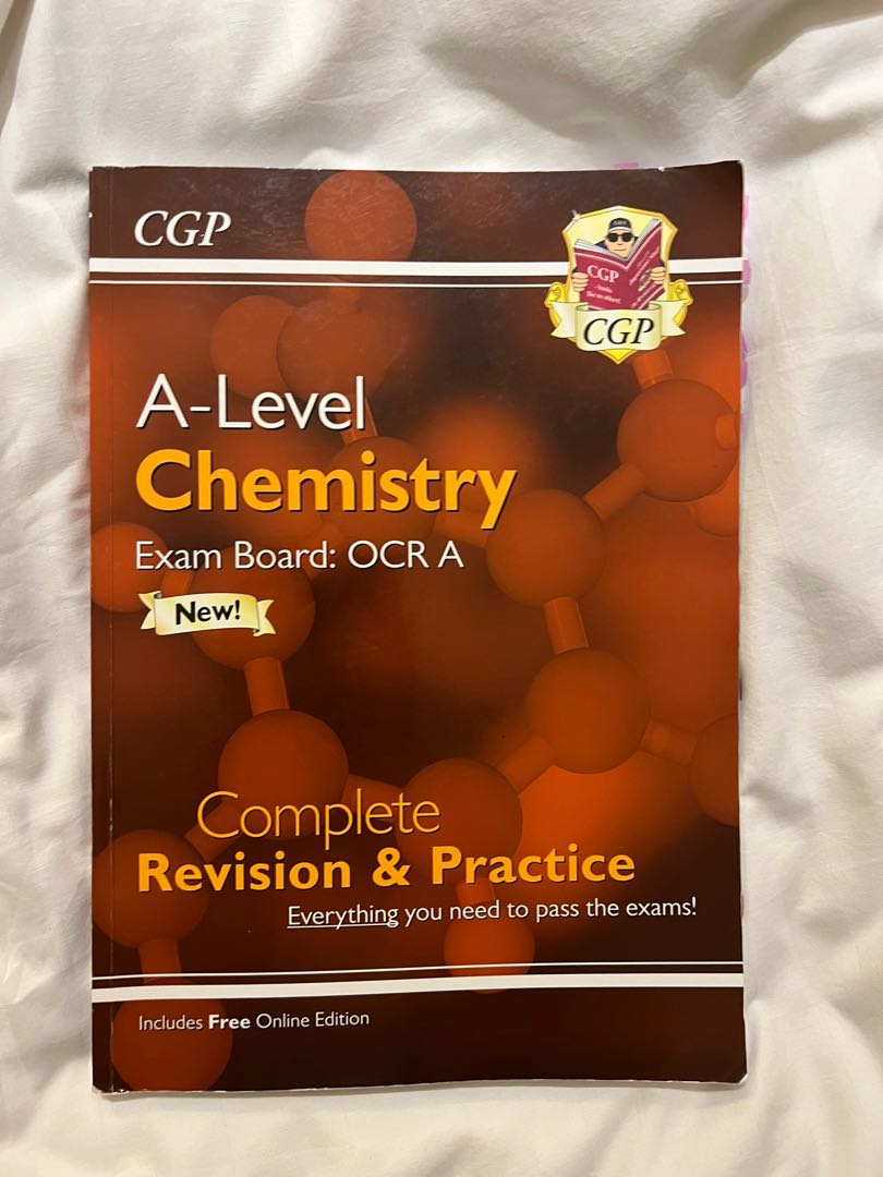 CGP Guide A Level Chemistry OCR A, 興趣及遊戲, 書本 & 文具, 教科書 on Carousell