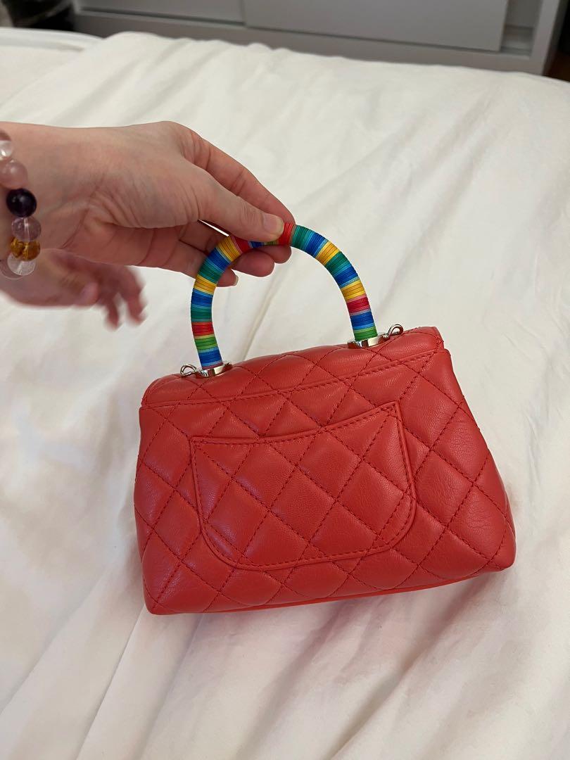 Chanel mini coco Handle, Luxury, Bags & Wallets on Carousell