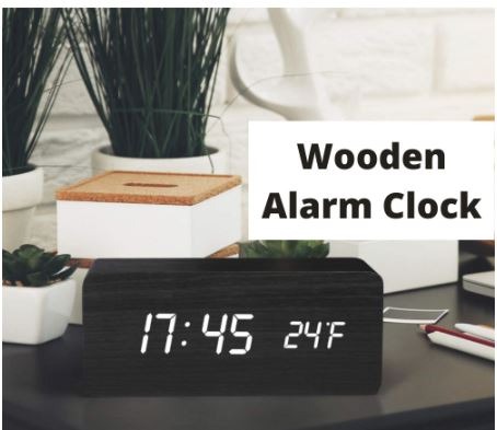 Cheapest SG Stock Digital Clock/Digital Alarm Clock/Wooden Clock/Wooden ...