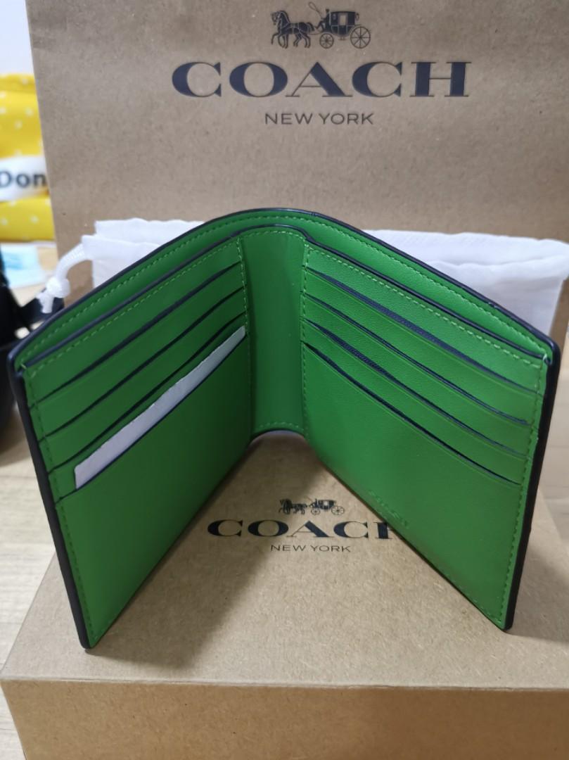 Coach 2 Tone Wallet, Luxury, Bags & Wallets on Carousell