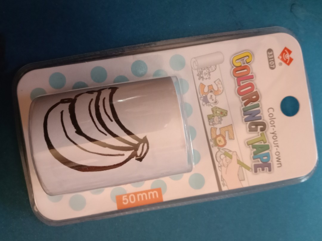Color your own Coloring tape, Hobbies & Toys, Stationary & Craft ...