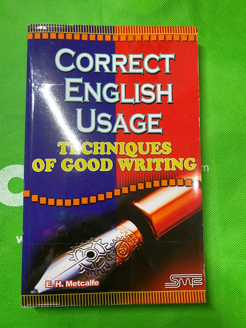 CORRECT ENGLISH USAGE | TECHNIQUES OF GOOD WRITINGS, Hobbies & Toys ...