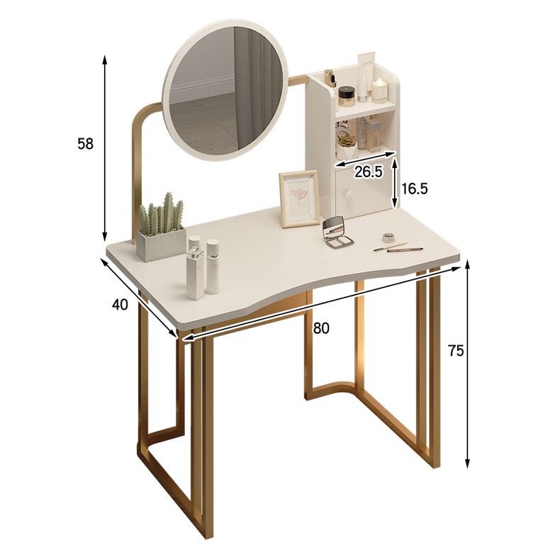 Dressing Table with LED Mirror / Vanity Table / Dresser / Makeup Chair ...