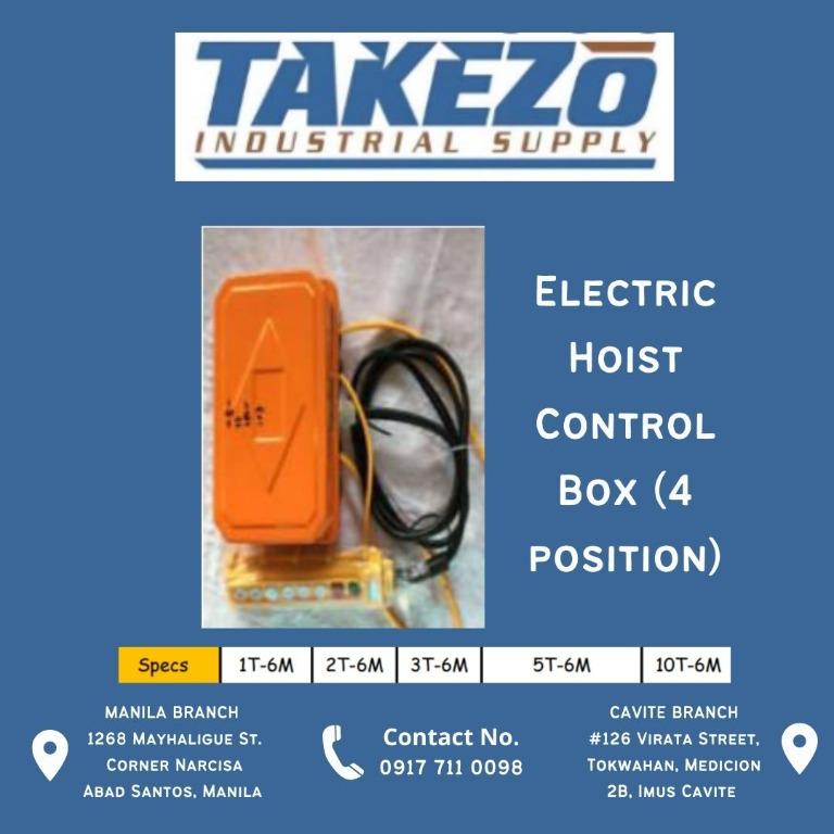 Electric Hoist Control Box, Commercial & Industrial, Construction Tools ...