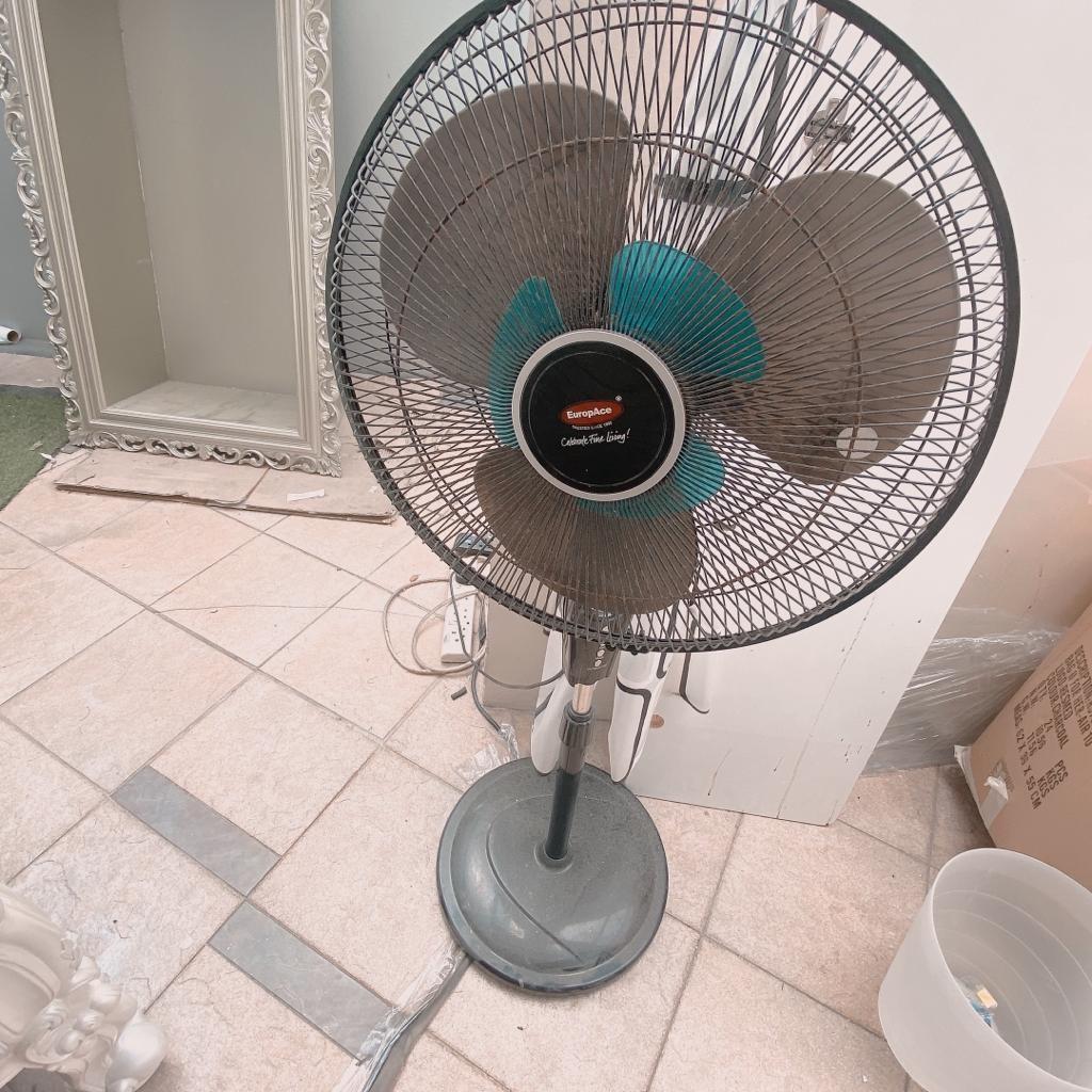 Europace double blade fan 45 x H127 cm Working Well Need To Clean (Self ...