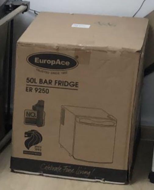 EUROPACE ER9250 BAR FRIDGE (GROSS 50L), TV & Home Appliances, Kitchen ...